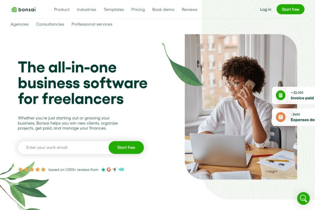 Bonsai CRM for Virtual Medical Interpreters | Start a business you ♥