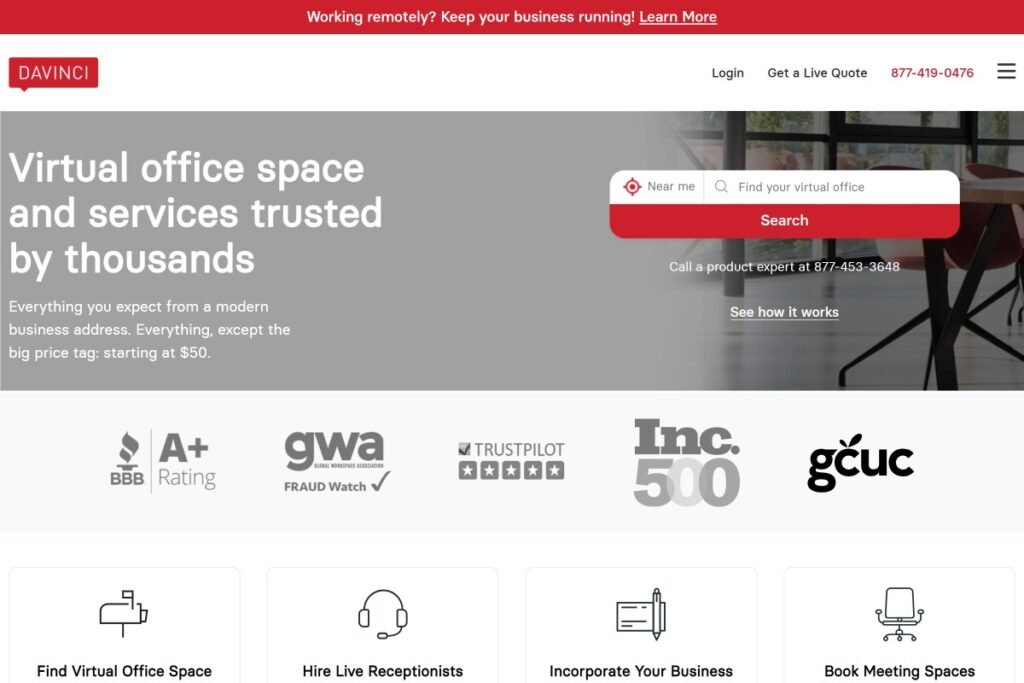 Davinci Virtual Offices | Launch an online business you ♥