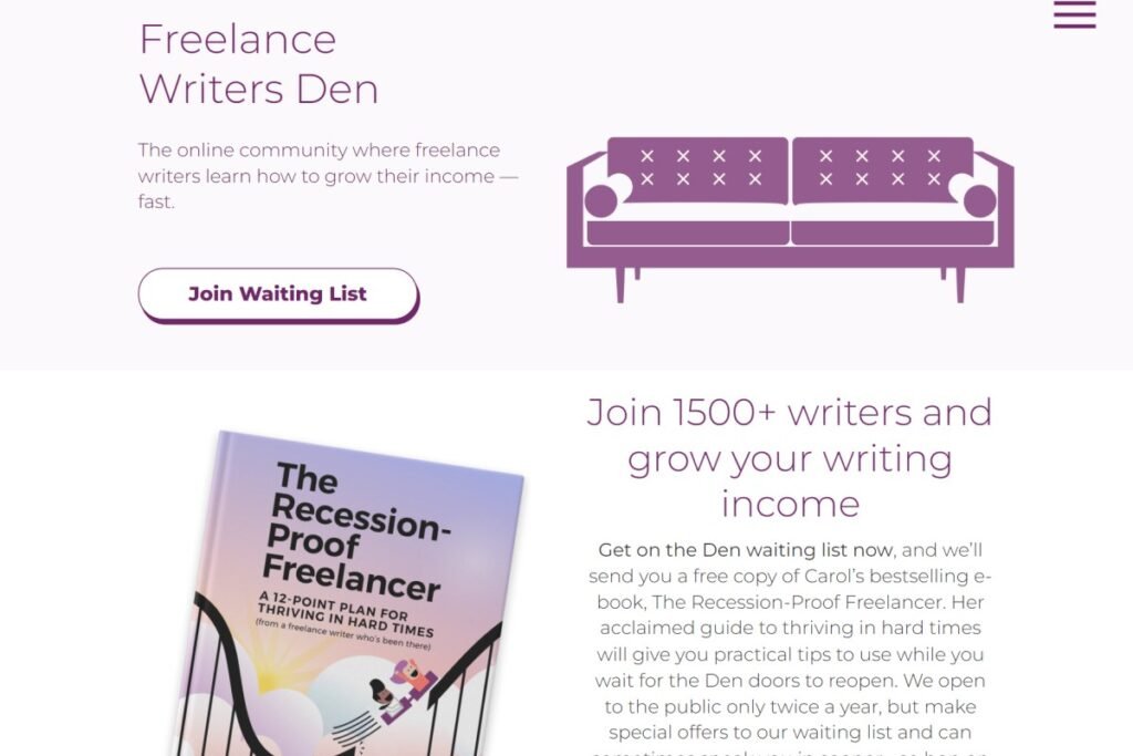 The Writers Den Freelance Writing Forum | An online biz you ♥